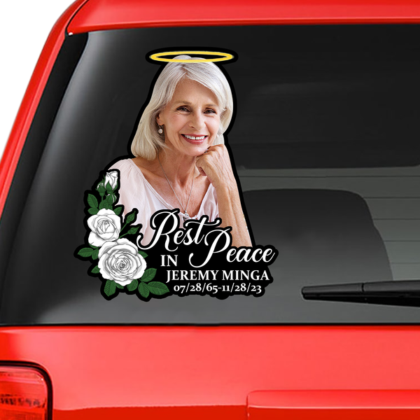Custom In Loving Memory Sticker Personal Memory Decal Car : Rest in pe ...